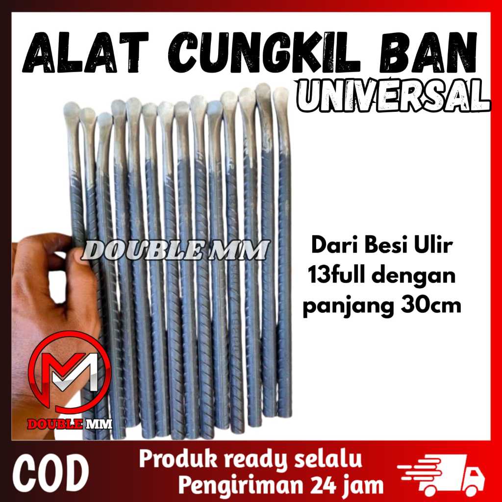 Jual congkel ban bahan besi ulir 13 ful | panjang 30cm | harga per 1 ...