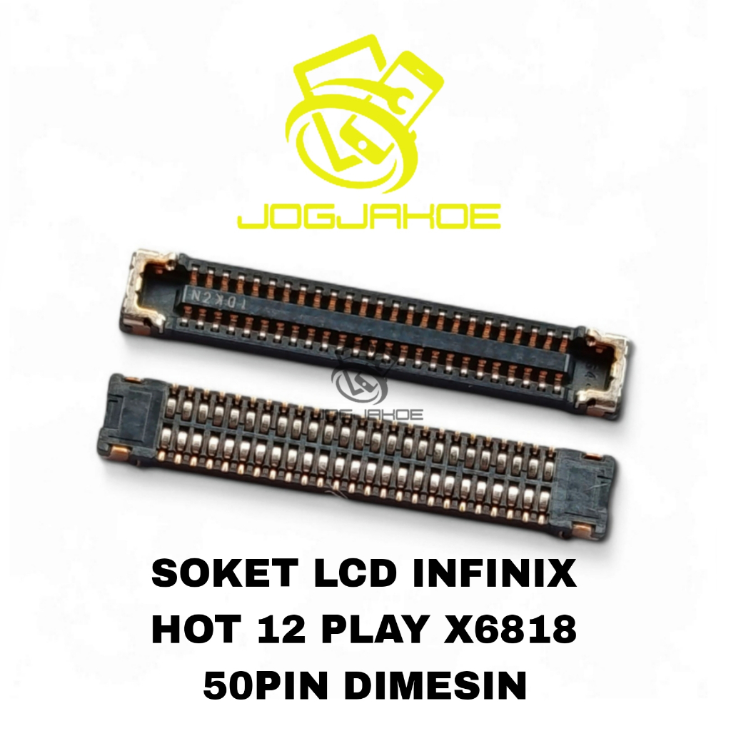 Jual Konektor Lcd Infinix Hot 12 Play X6818 50 Pin Di Mesin Soket Pcb Mainboard | Shopee Indonesia
