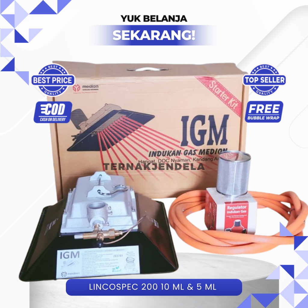Jual IGM Istarter Kit INDUKAN GAS MEDION Pemanas Penghangat Doc Ayam ...