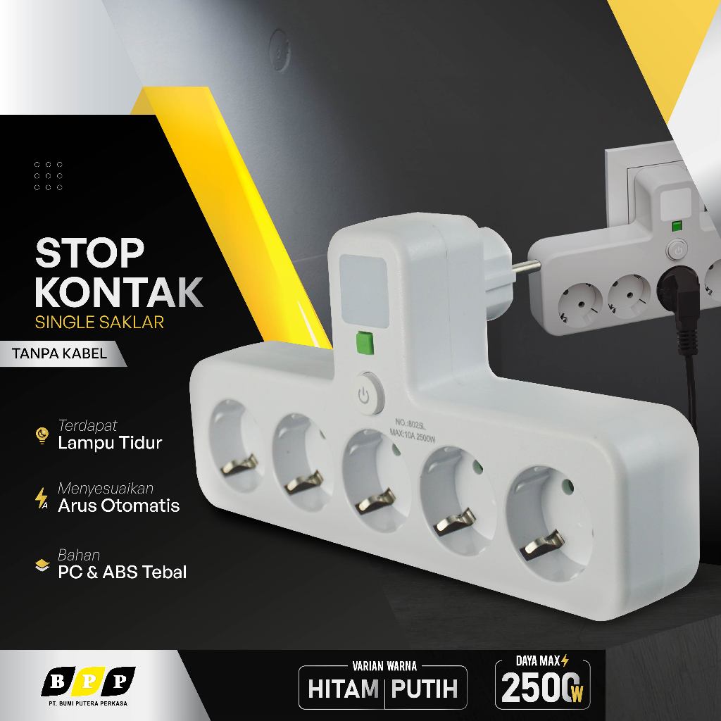 Jual STOP KONTAK Colokan Listrik isi 3 4 5 Lubang Modern Stop Kontak ...