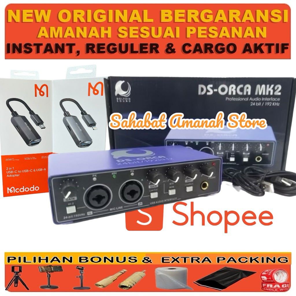 Jual New Original Siap Pakai Dolphin Sound DS Orca MK2 Soundcard ...