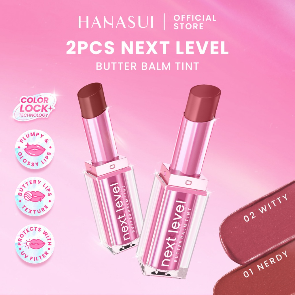 Jual [Twinpack] Hanasui Next Level - Blurry Tint Bouncy Blush Butter ...