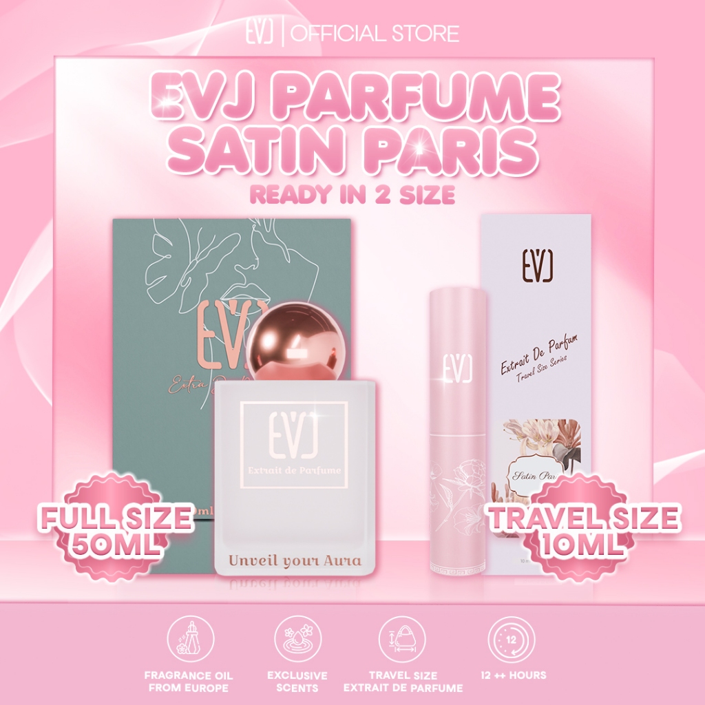 Jual EVJ Parfum - Satin Paris – Extrait de Parfum For Women | Aroma ...