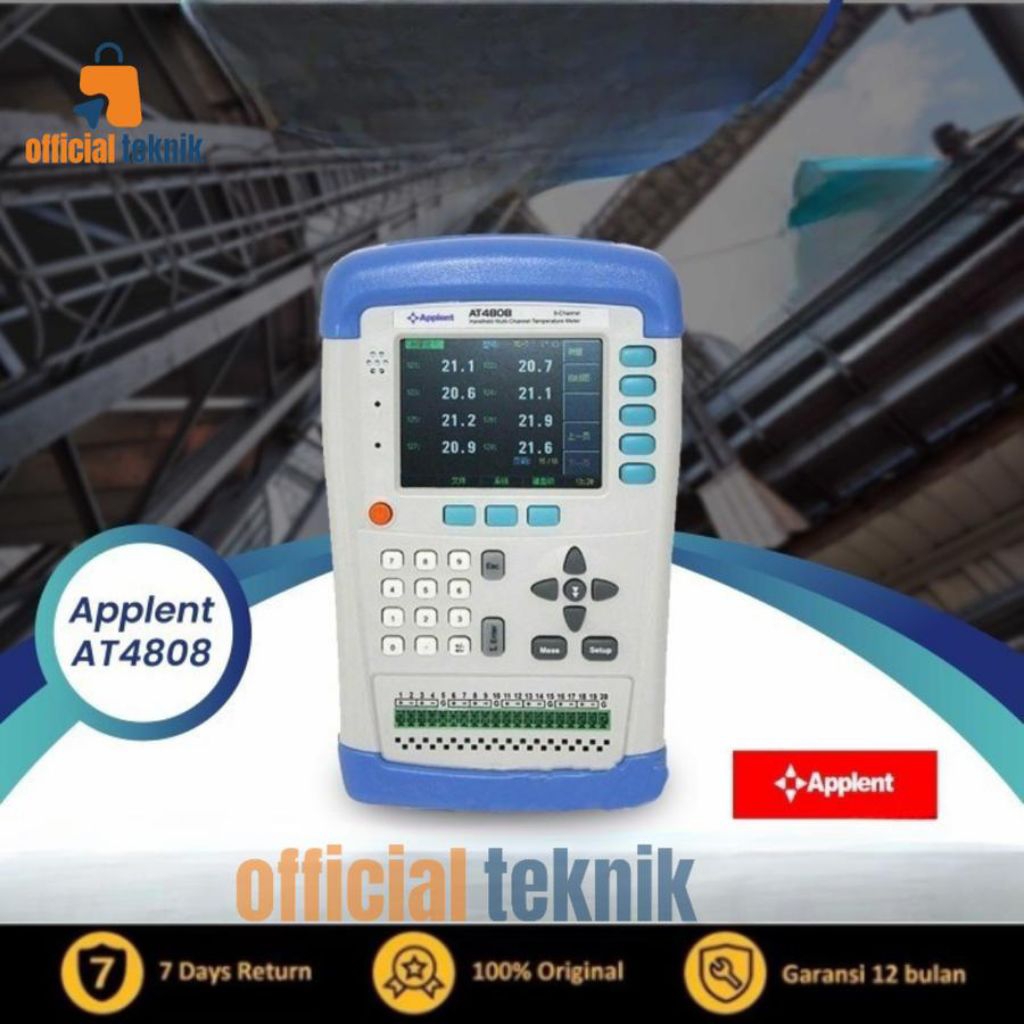 Jual Applent AT4808 Thermocouple 8 Channel Temperature Data Logger ...