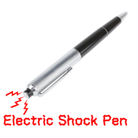 Jual Mainan Pulpen Setrum Pena Palsu Shocking Pen - Alat Prank Setrum ...