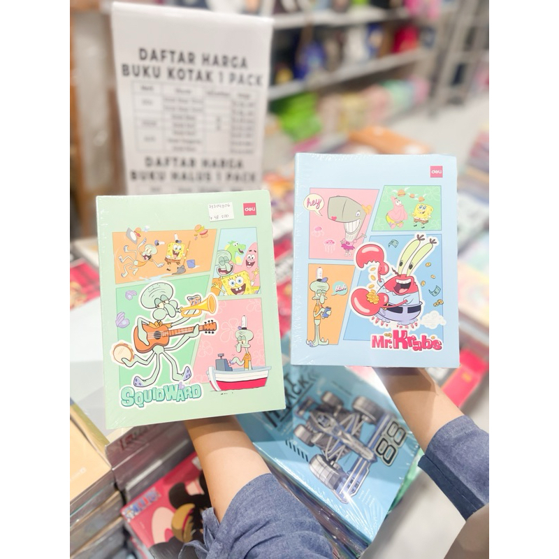 Jual [1 PACK] Buku Tulis DELI A5 / Buku Tulis Isi 58 Lembar | Shopee ...