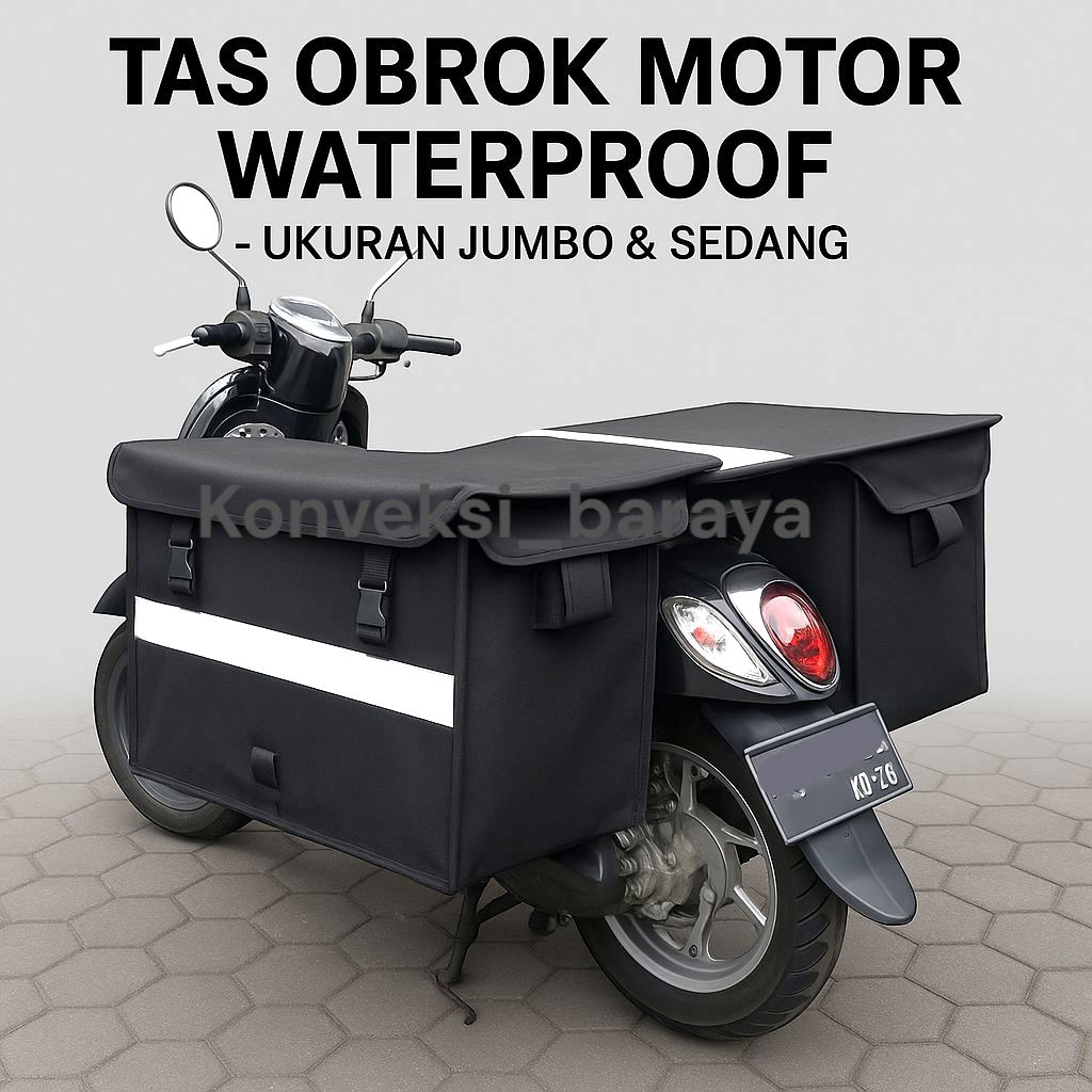 Jual Tas Obrok Motor Waterproof Ukuran Sedang - Jumbo Kuat & Tahan Air ...