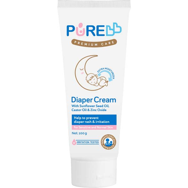 Jual PURE KIDS/PURE BABY/EXTRA MOIST DIAPER/RASH CREAM/INHALANT 10ML ...