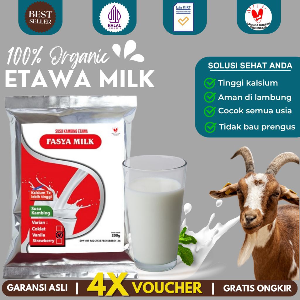 Jual Susu Kambing Etawa Asli - Kaya Manfaat & Harga Terbaik Fasya Milk ...