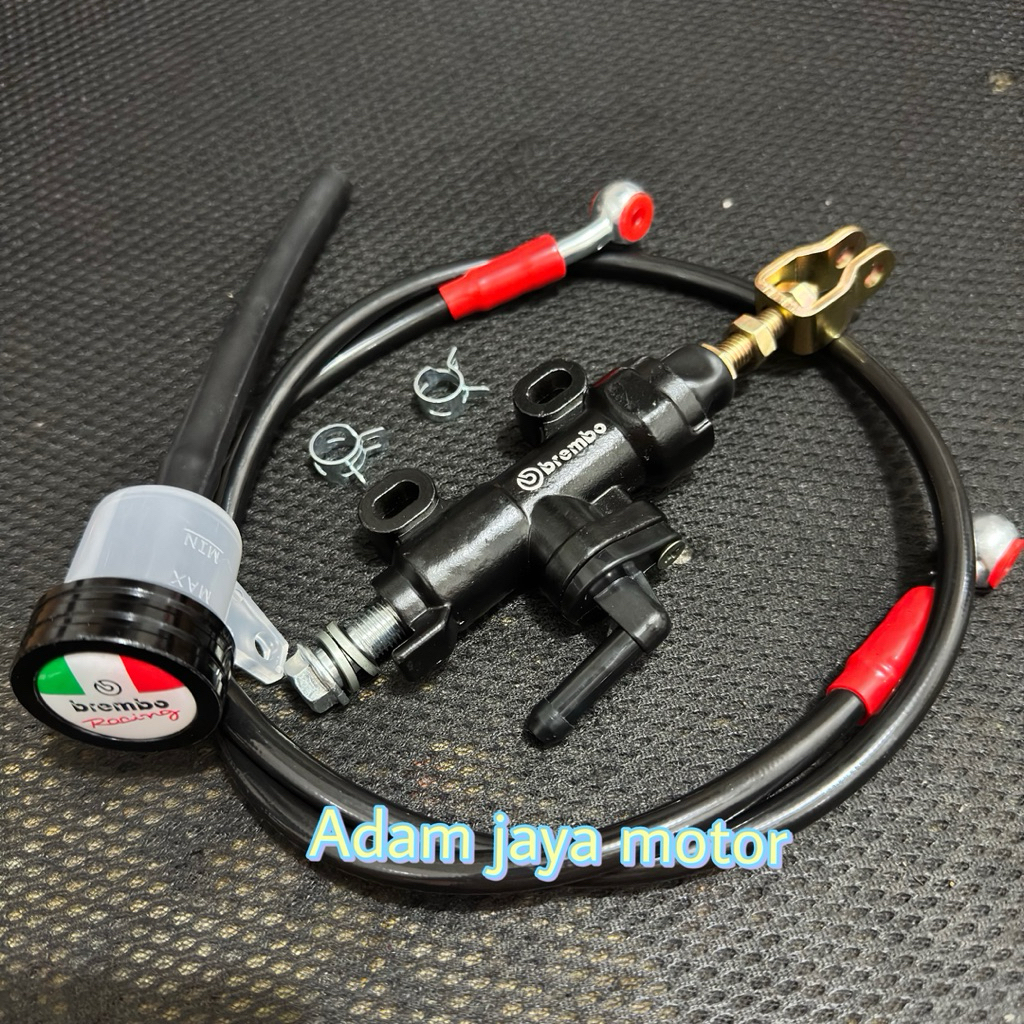 Jual Tonjokan Master Rem Belakang Plus Selang Rem 60cm Universal Untuk Semua Motor MEGA PRO ...