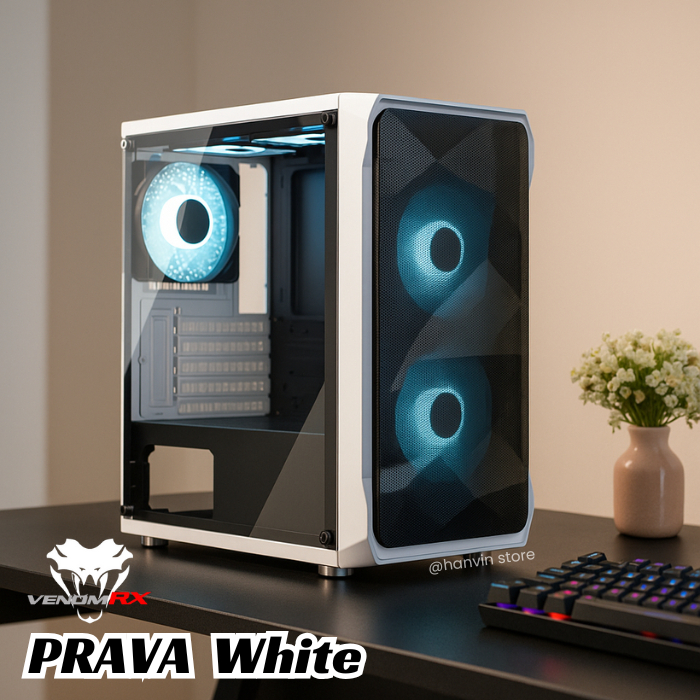 Jual Casing Gaming VenomRX Prava White | Shopee Indonesia