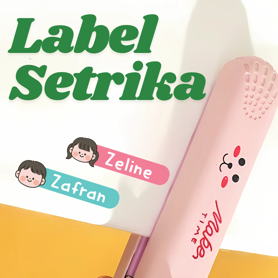 Jual Sablon Setrika / Label Nama DTF / Custom Label Nama Anak / FREE ...