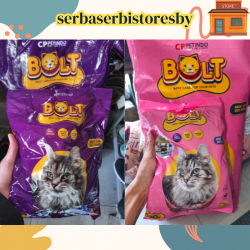 Jual Makanan Kucing BOLT Ungu Tuna Donat Ikan Salmon Bulat 800 gr ...