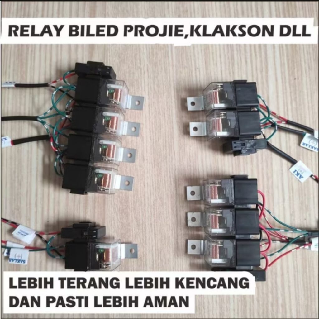 Jual RELAY LAMPU BILED PROJIE KLAKSON | Shopee Indonesia