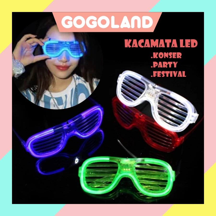 Jual GOGOLAND Kacamata Lampu LED Luminous / Kacamata LED Colorful ...