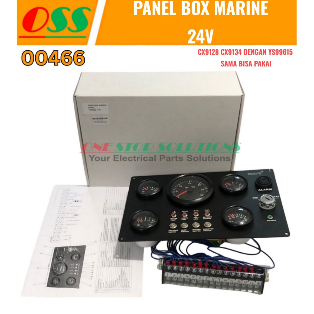 Jual PANEL BOX MARINE KAPAL 24V CX9128 CX9134 | Shopee Indonesia