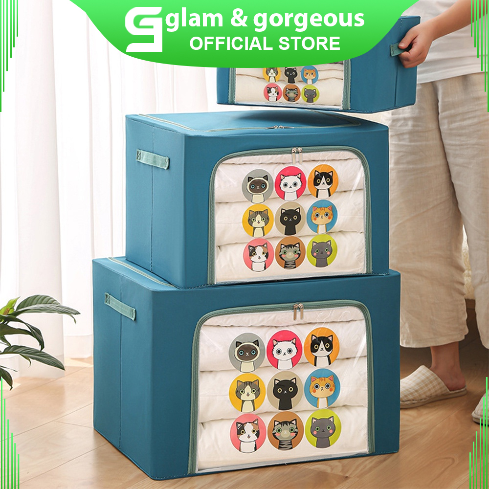 Jual Storage Box Container Baju Kotak Penyimpanan Kontainer Pakaian ...