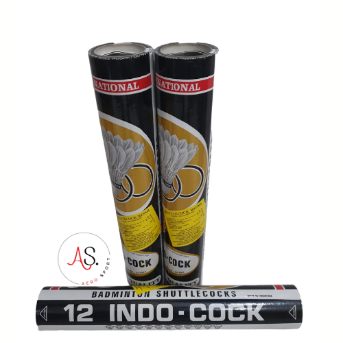 Jual Cock Bulu Tangkis INDO-COCK Isi 12 | Shuttlecock Badminton ...