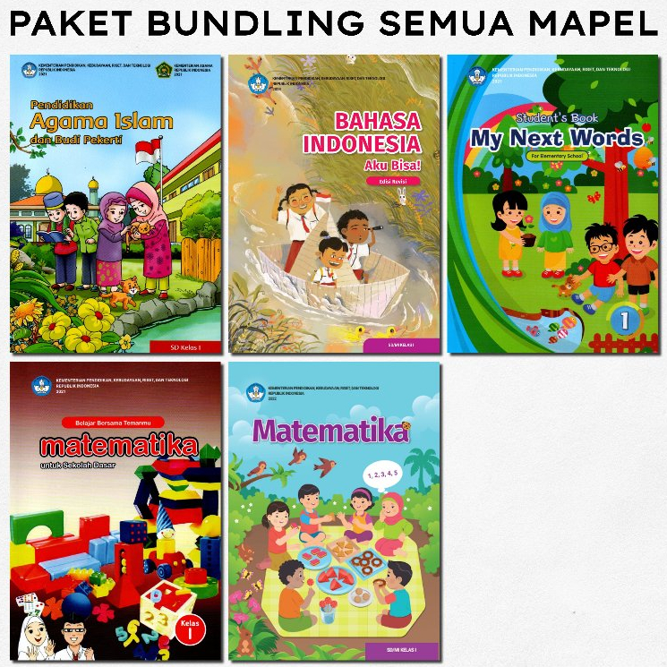 Jual (PAKET BUNDLING) BUKU KURIKULUM MERDEKA KELAS 1 (SET SEMUA MAPEL) | Shopee Indonesia