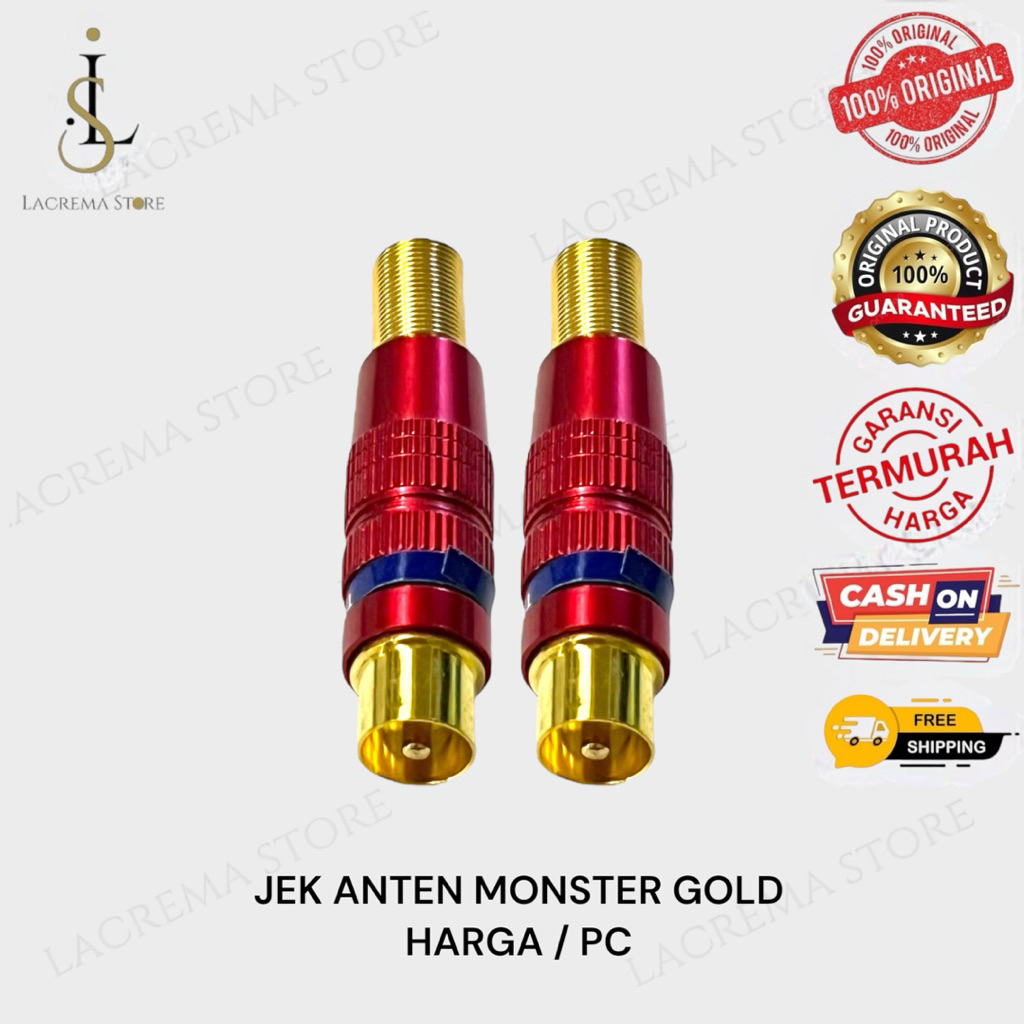 Jual JACK JEK ANTENE TV 5C BUNTUT MONSTER GOLD TV ｜ JEK ANTENA TV ...