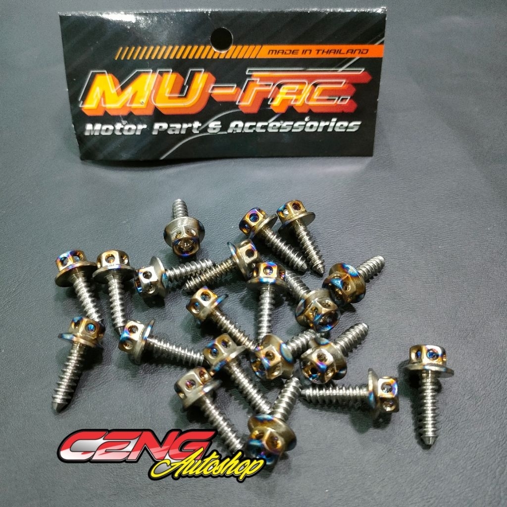 Jual Baut Body Honda Titanium BY Mu-factory Baut cacing Honda titanium ...