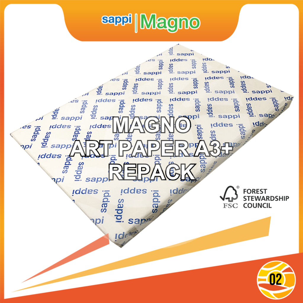 Jual Magno Gloss Kertas Art Paper Carton CTS 250 GSM | 300 GSM A3 ...