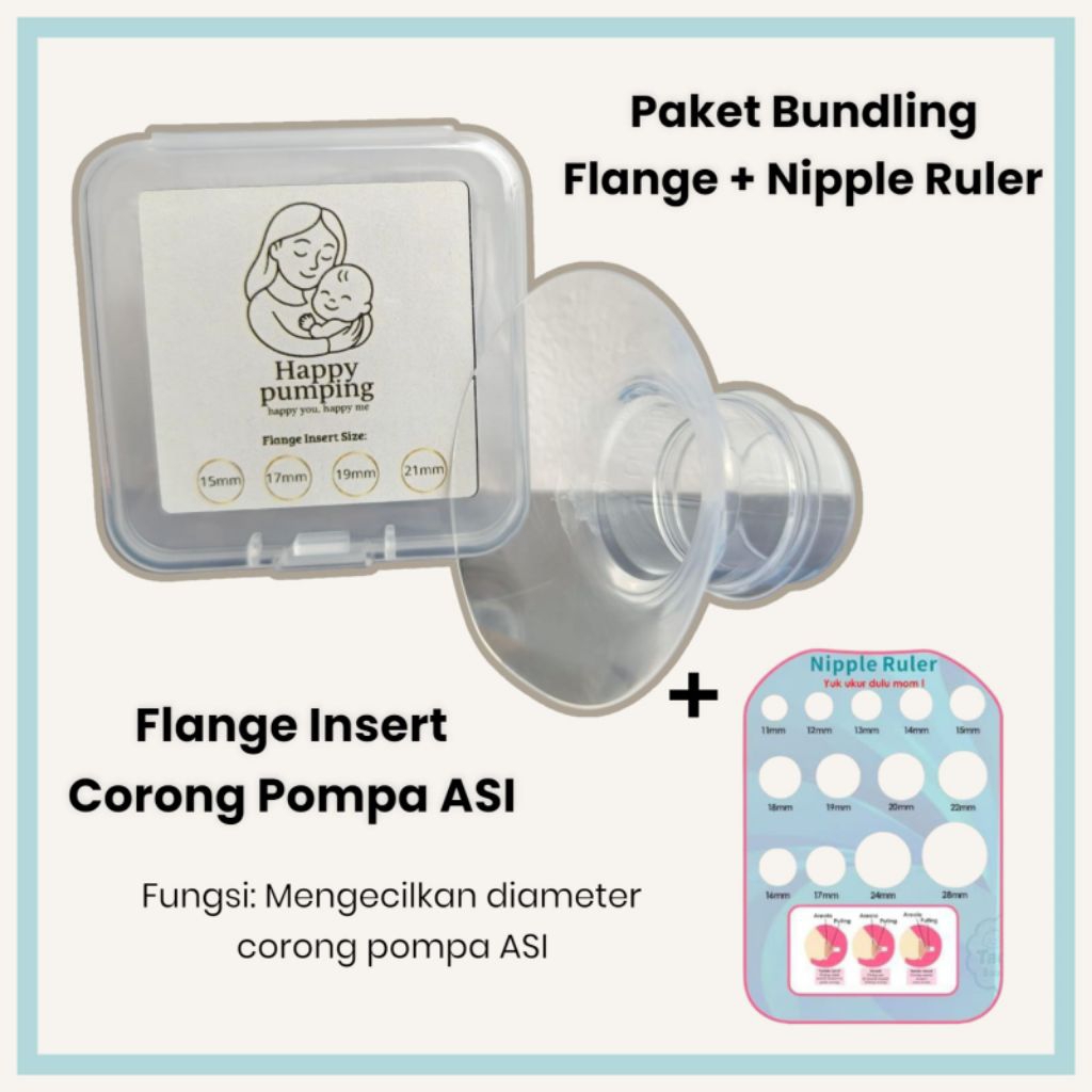 Jual Paket Bundling Flange Insert Pompa Asi + Nipple Ruler/ Sisipan ...