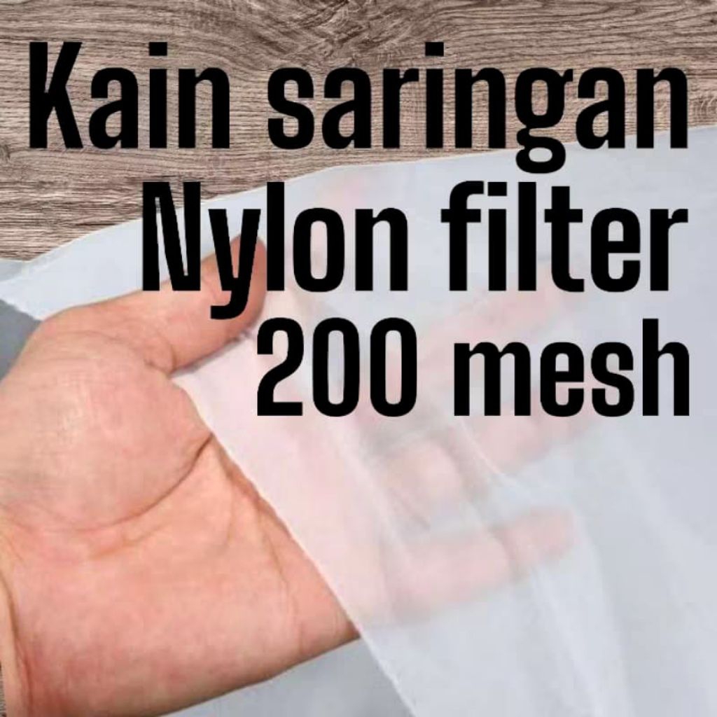 Jual Kain saringan Nylon Mesh 200 | Shopee Indonesia