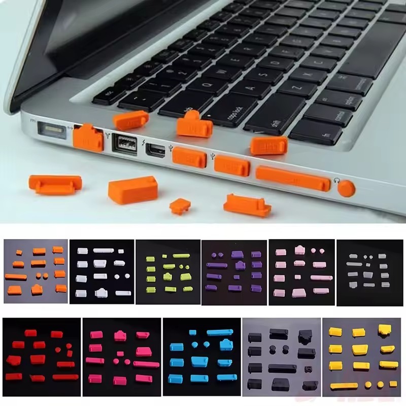 Jual 16 pcs Laptop Dust Plug Cover USB HDMI VGA AUX Silicone Tutup Anti ...