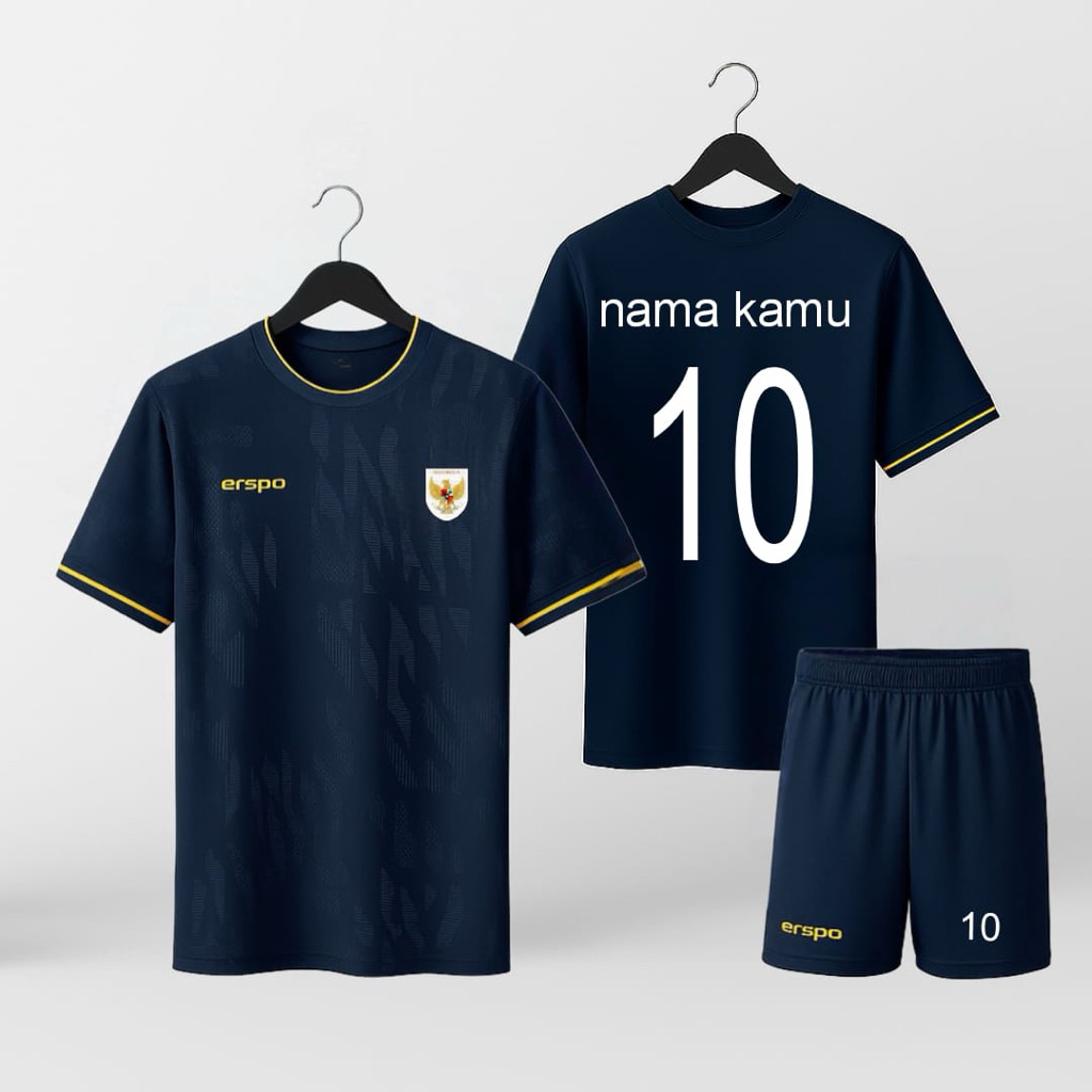 Jual stelan jersey sepakbola timnas terbaru bisa reques nama sendri ...