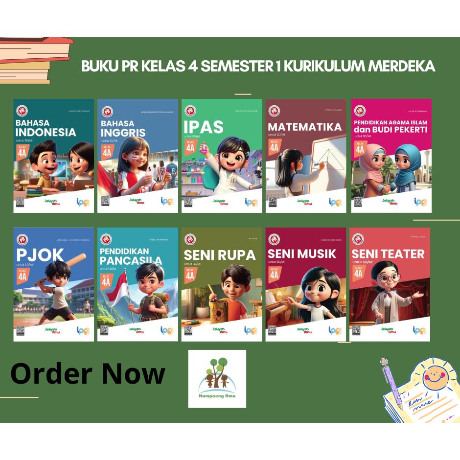 Jual Buku Pr/Lks SD Kelas 4 Kurmer Semester 1 & 2 KURIKULUM MERDEKA Intan pariwara Tahun 2025 ...