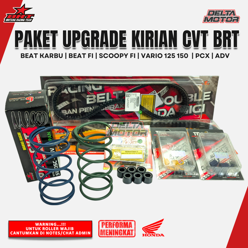 Jual PAKET UPGRADE KIRIAN CVT BRT VARIO 110 125 150 BEAT FI SCOOPY 2021 ...