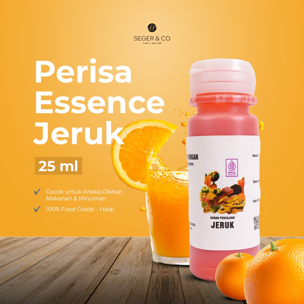 Jual Seger & Co Jeruk Essence Pasta Perisa Makanan 25ml | Bahan ...