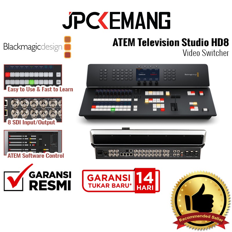 Jual Blackmagic Design ATEM Television Studio HD8 / ATEM Television ...
