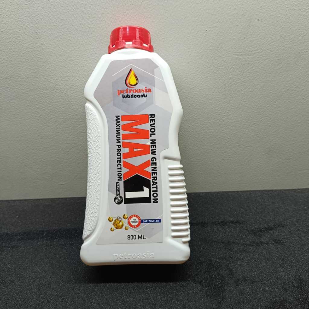 Jual OLI PETROASIA MAX1 OLI MESIN MOTOR BEBEK 800ml SAE 20W-40 800ml ...