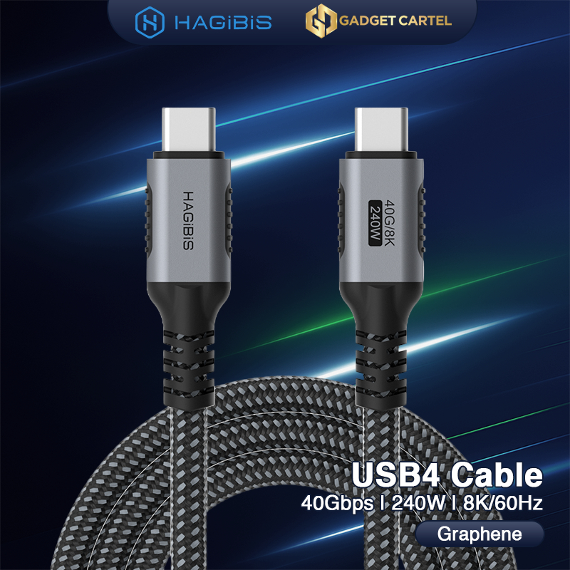 Jual GADGET CARTEL - HAGIBIS KABEL PD THUNDERBOLT 4 PD 240W USB 4 TYPE ...