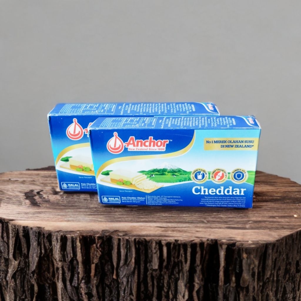 Jual Anchor Cheddar Cheese Block 150gr | Shopee Indonesia