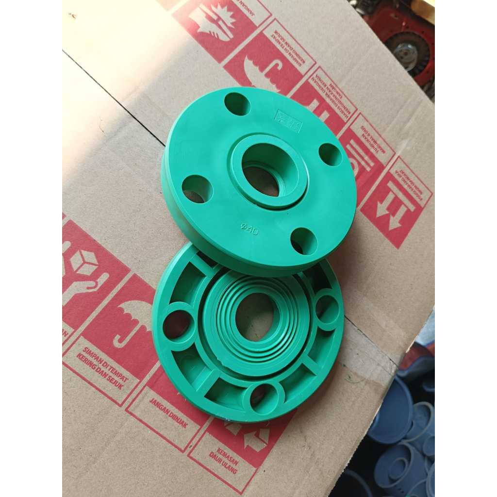 Jual Flange PPR 40mm ( 1 1/4 inch ) / Stub Flange PPR 1 1/4" / Flange 1 ...