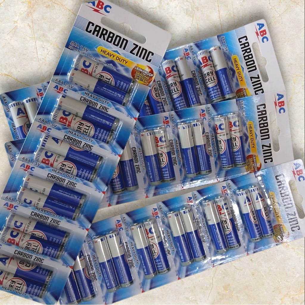 Jual ABC CARBON ZINC A3 Baterai A3 ISI 12PCS | Shopee Indonesia