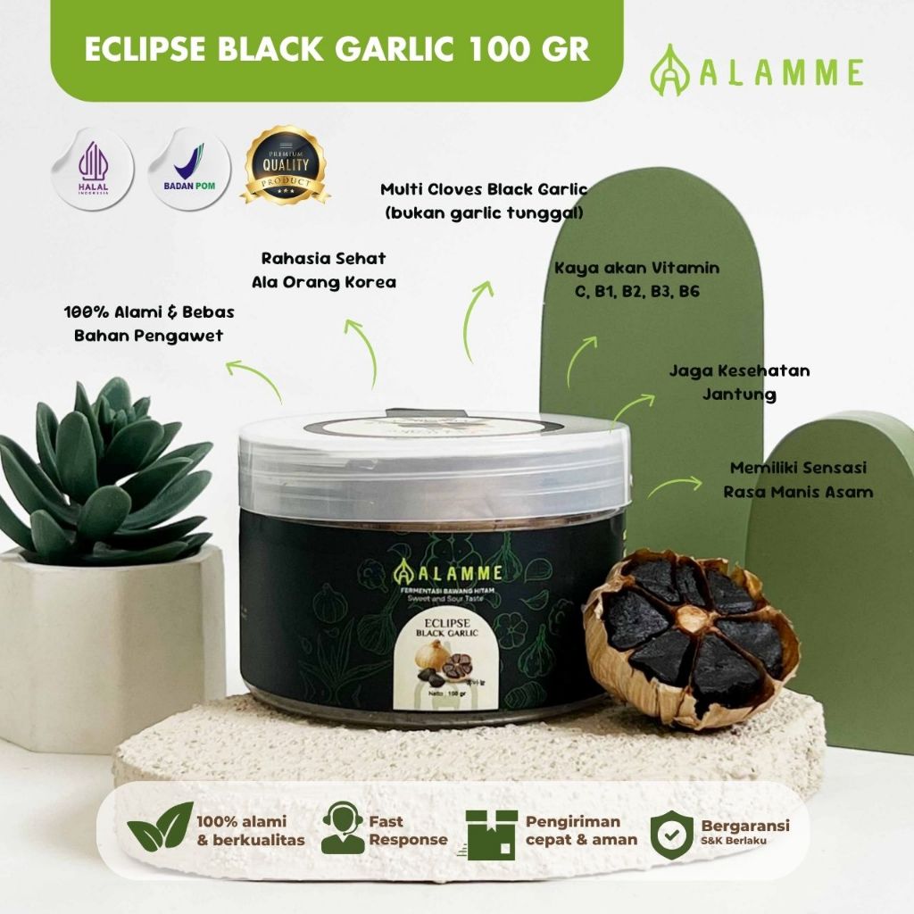 Jual Alamme - Black Garlic Eclipse (Multiclove) Alamme 100 Gram ...