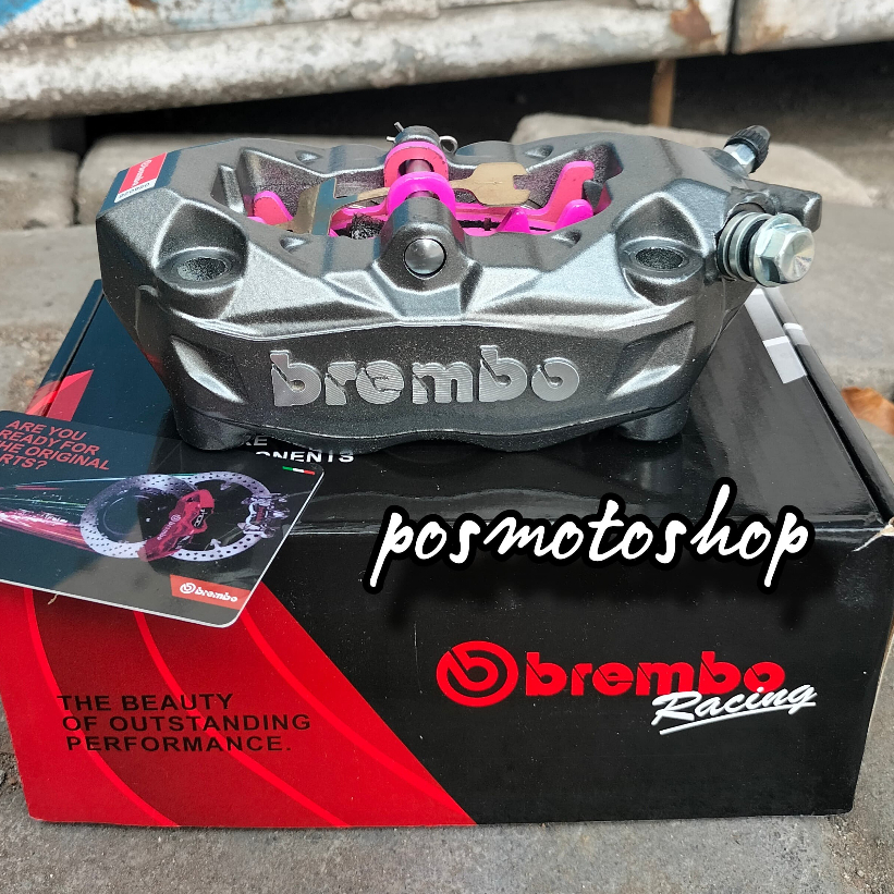 Jual Kaliper Brembo M3 M432 100 Pitch Set Breket Ninja R RR SS MP Tiger Caliper Monoblok 4 ...