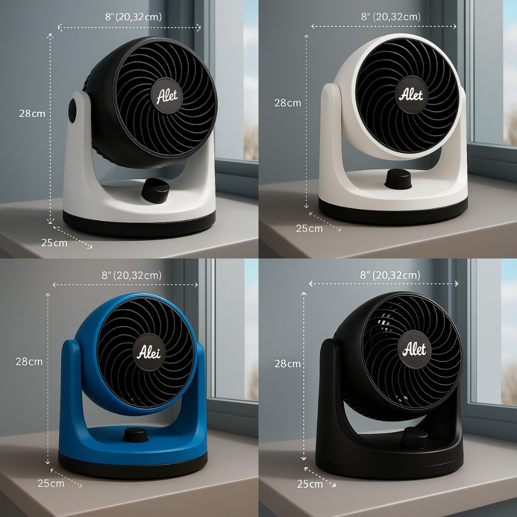 Jual Kipas Angin Meja 8" Kipas Angin Listrik-Duduk Desk Fan Portable 3 ...