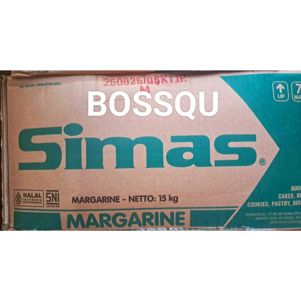 Jual SIMAS MARGARINE / MENTEGA SIMAS 15 KG (EXP 25 SEP 2025) | Shopee ...