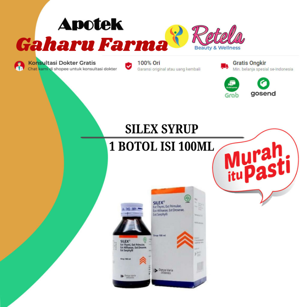 Jual SILEX SYRUP BOTOL ISI 100ML | Shopee Indonesia