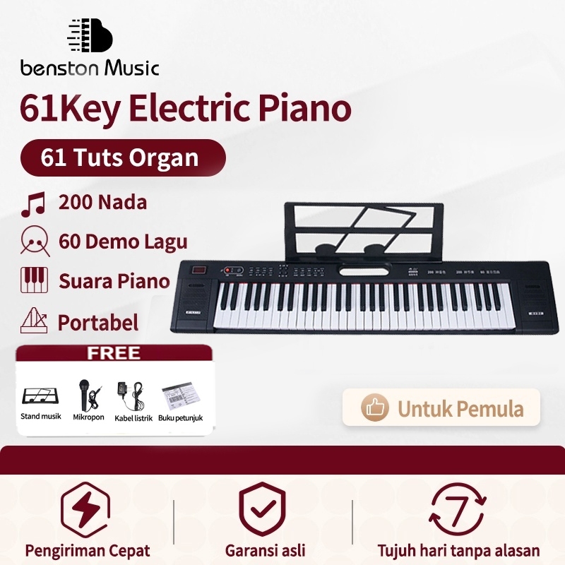 Jual Benston Music- Keyboard Elektrik 61 Tuts ,Keyboard Untuk Pemula ...