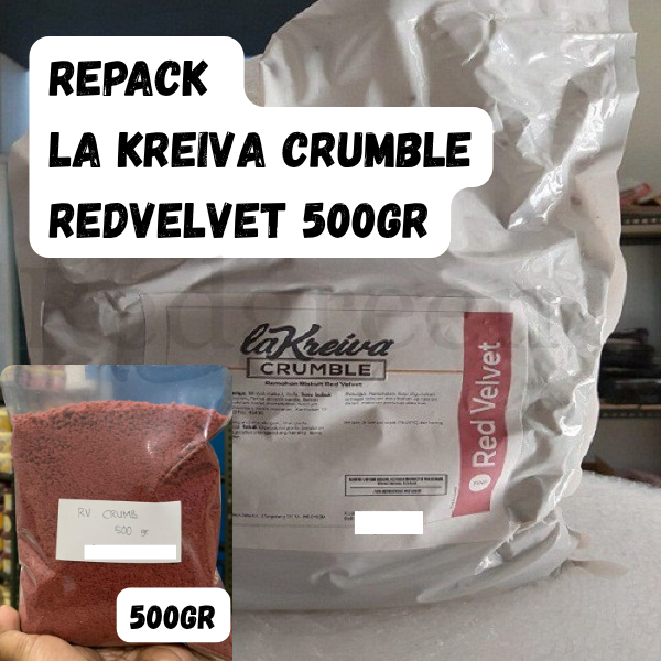 Jual la kreiva repack redvelvet crumb fine 500gr la kreiva red velvet ...