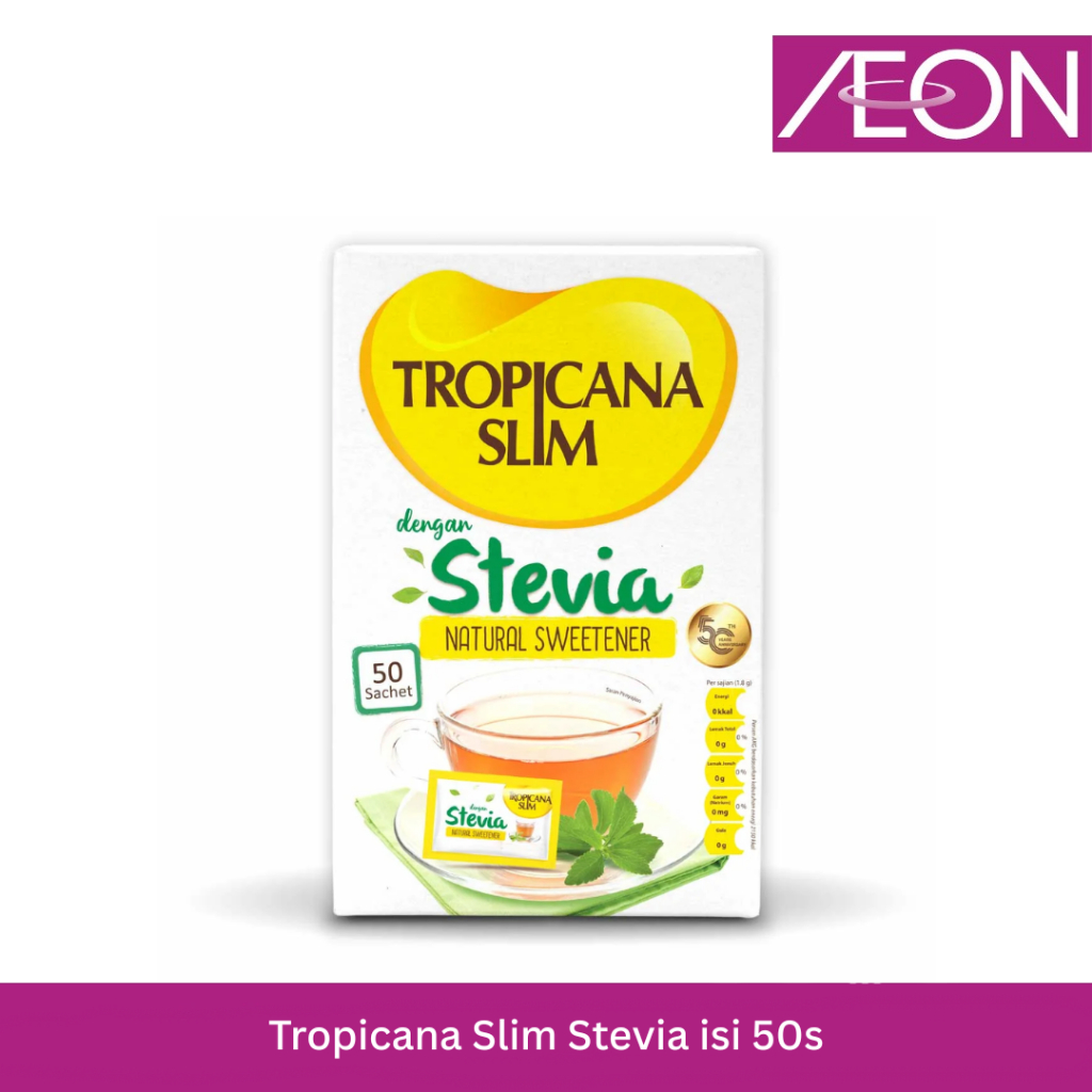 Jual Tropicana Slim Stevia (50 Sch) - Pengganti Gula | Shopee Indonesia