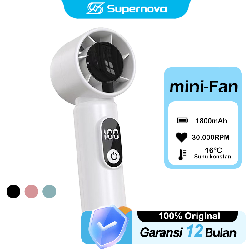 Jual Supernova Kipas Angin Mini Portable Rechargeable Fan-100Speed ...