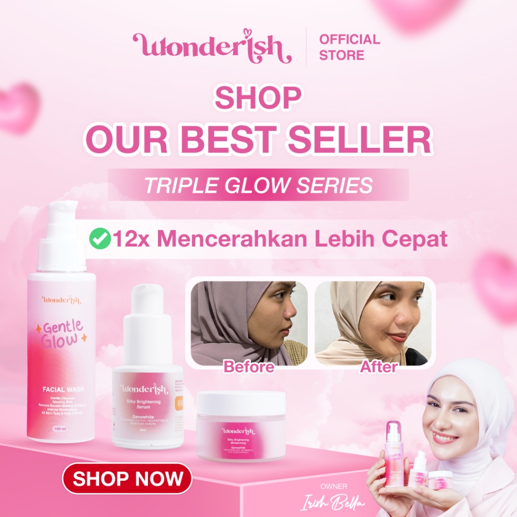 Jual FREE GIFT! Wonderish Triple Glow Booster Series Brightening ...