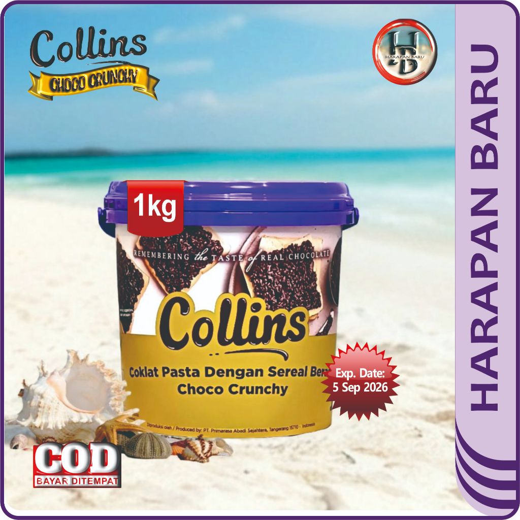 Jual Collins Choco Crunchy 1kg - Coklat Collins 1kg Dengan Malt Krispi ...